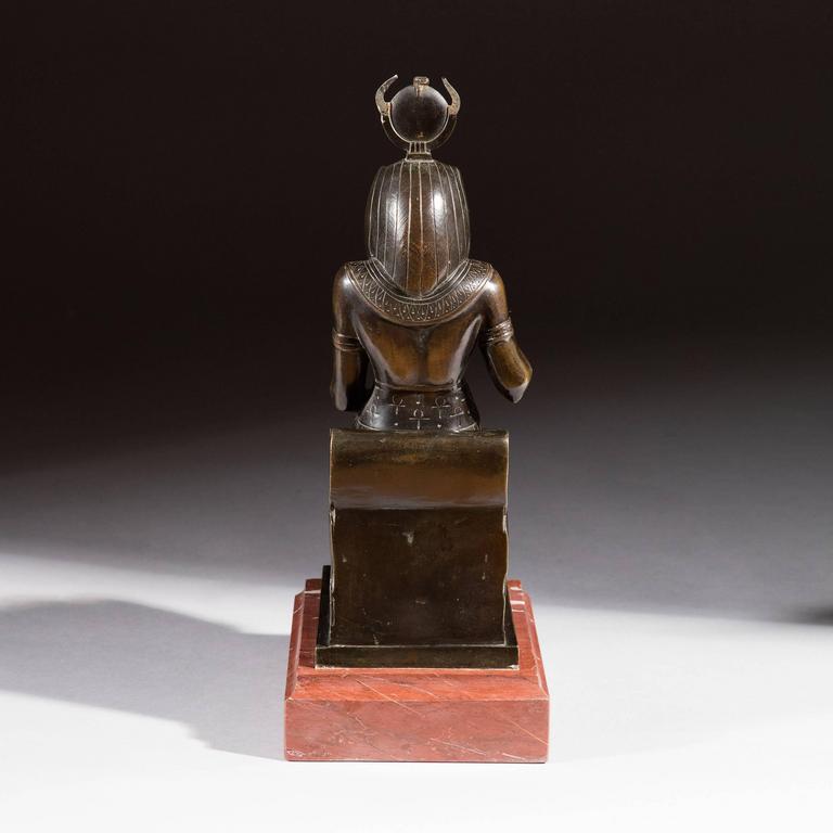 19th Century Bronze of the Egyptian Goddess Isis at 1stdibs