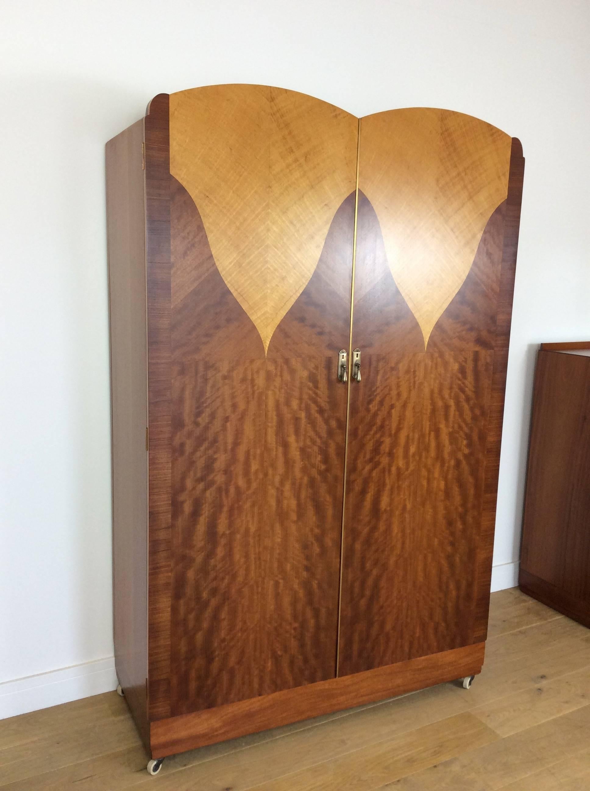 Art Deco Wardrobe by Maple and Co. at 1stDibs | maple and co wardrobe ...