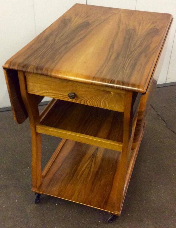 Art Deco Drop-Leaf Table Trolley For Sale at 1stDibs