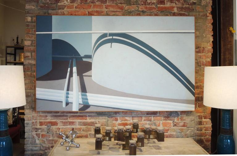 Landscape by Keith McDaniel "Nantucket Gas Works" at 1stDibs