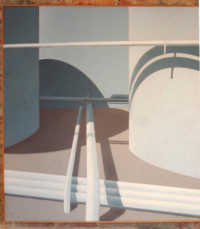 Landscape by Keith McDaniel "Nantucket Gas Works" at 1stDibs