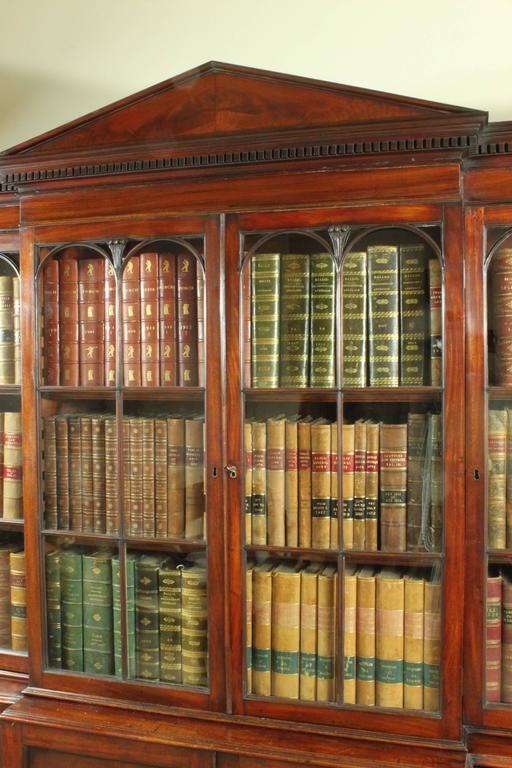 Georgian Breakfront Bookcase at 1stDibs | georgian bookcase, georgian ...