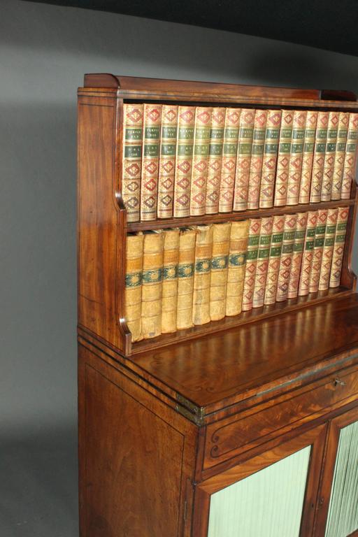 Regency Mahogany Lady's Writing Cabinet For Sale at 1stDibs