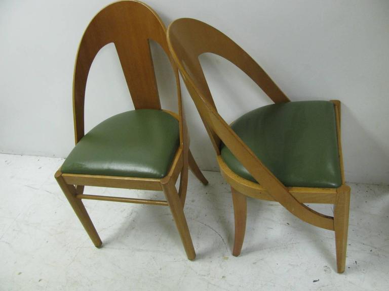 Mid-Century Modern Bent Maple Spoon Back Cafe Dining Chairs 3 Available ...