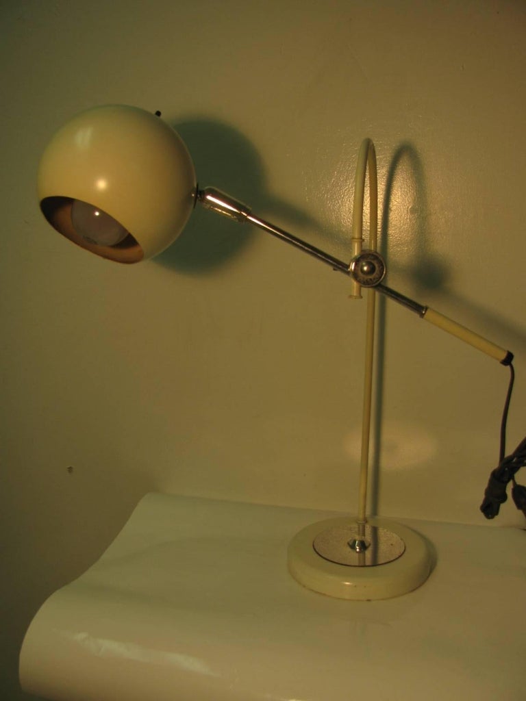 Mid Century Modern Tabletop Arc Desk Lamp at 1stDibs
