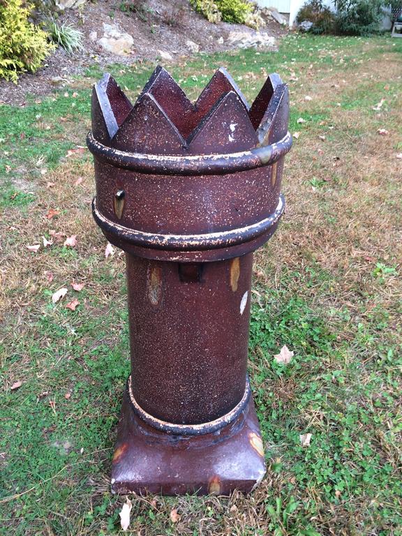 English Salt Glaze Chimney Pot at 1stDibs | english chimney pots for ...