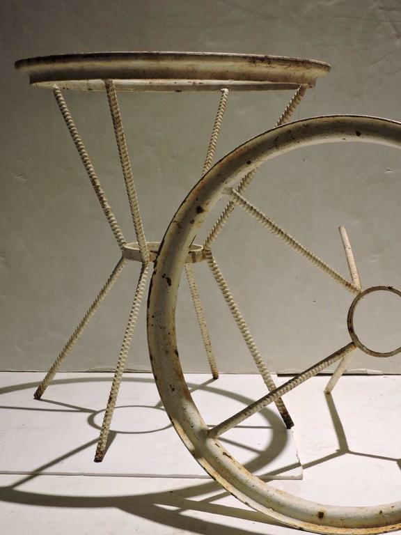 Mid-20th Century X Base Iron Rebar Tables at 1stDibs