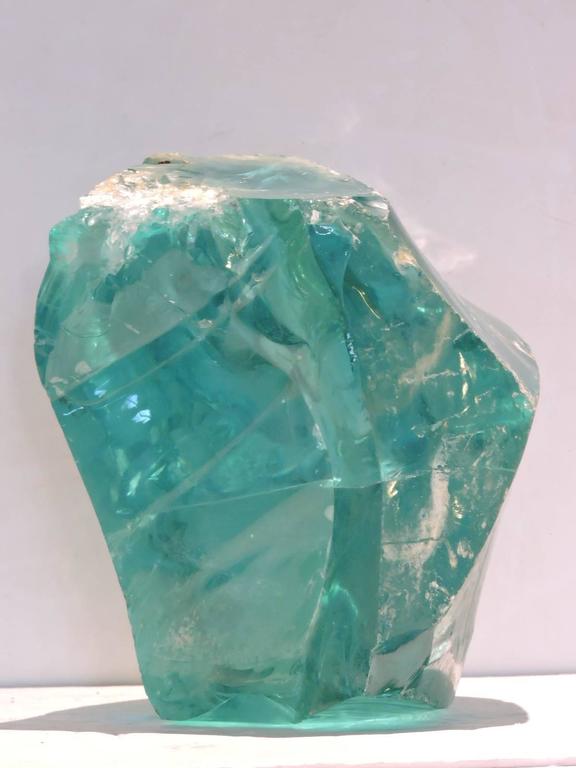 Massive Chunk of Old Factory Aqua Glass Cullet at 1stDibs | chunk of ...