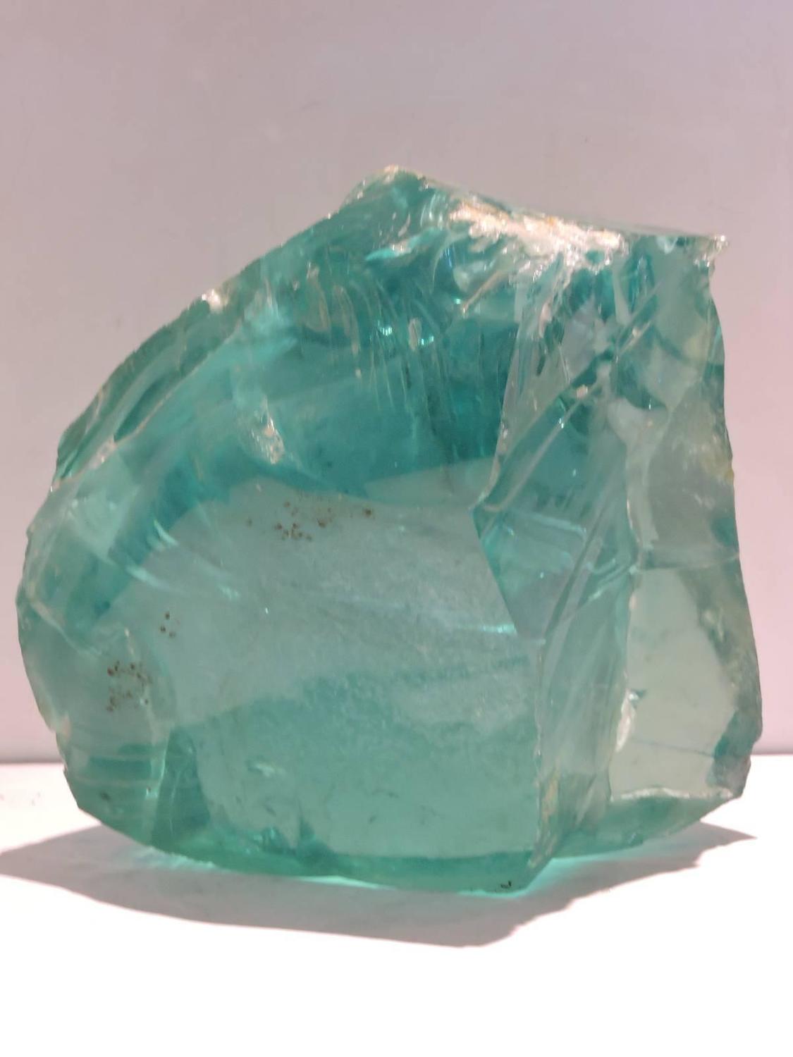 Massive Chunk of Old Factory Aqua Glass Cullet at 1stdibs