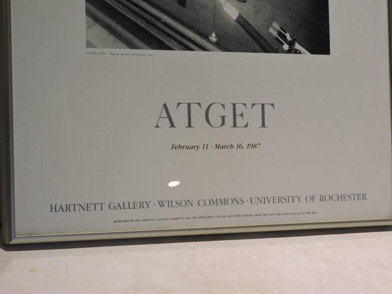 Eugene Atget Exhibition Poster, International Museum of Photography ...