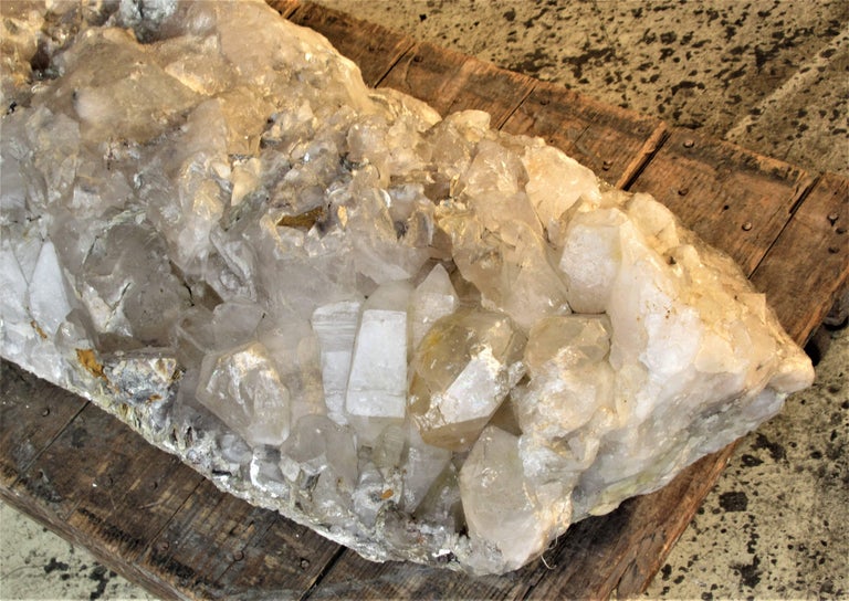 Enormous Old Quartz Crystal Cluster Specimen at 1stDibs