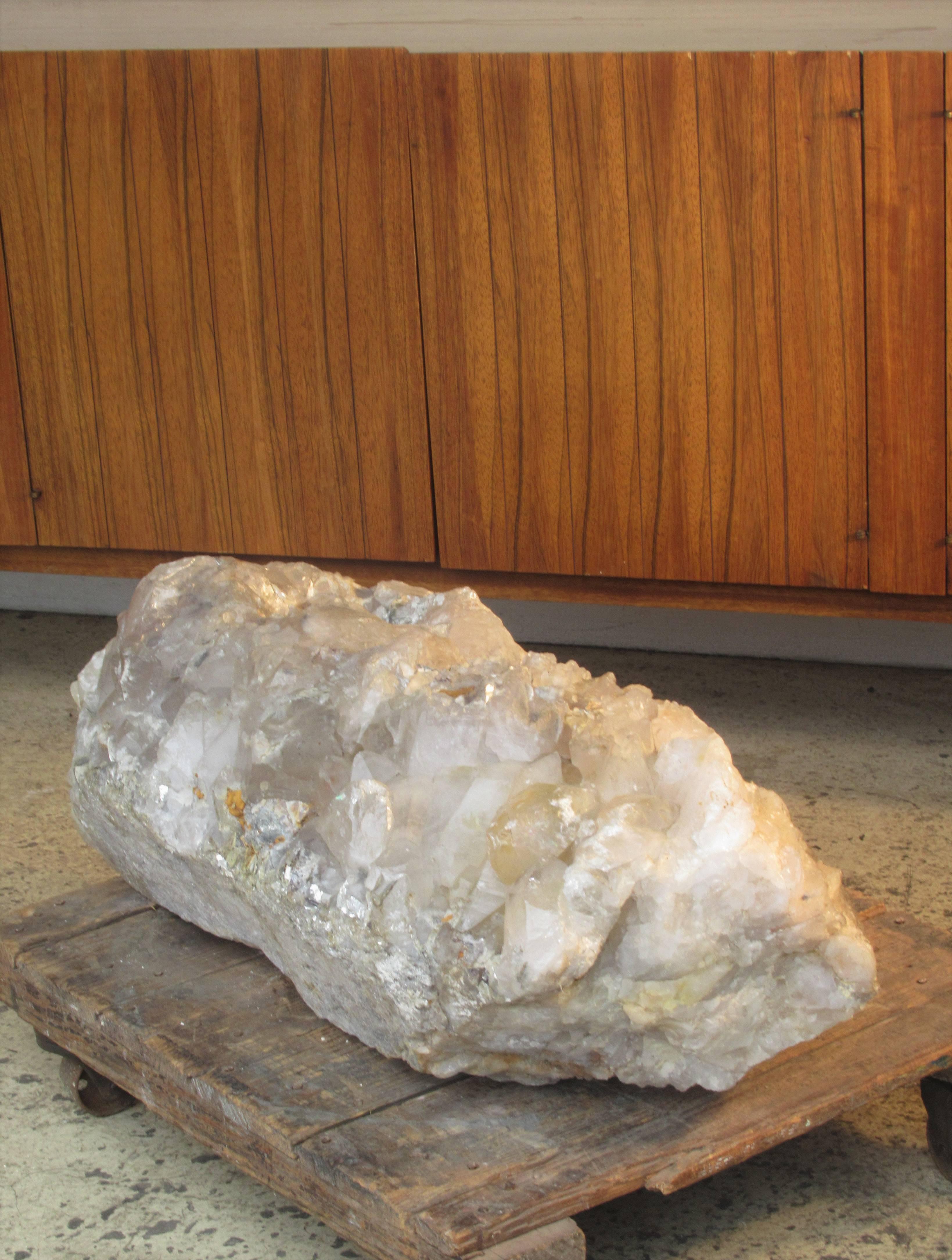 Enormous Old Quartz Crystal Cluster Specimen at 1stDibs | quartz ...