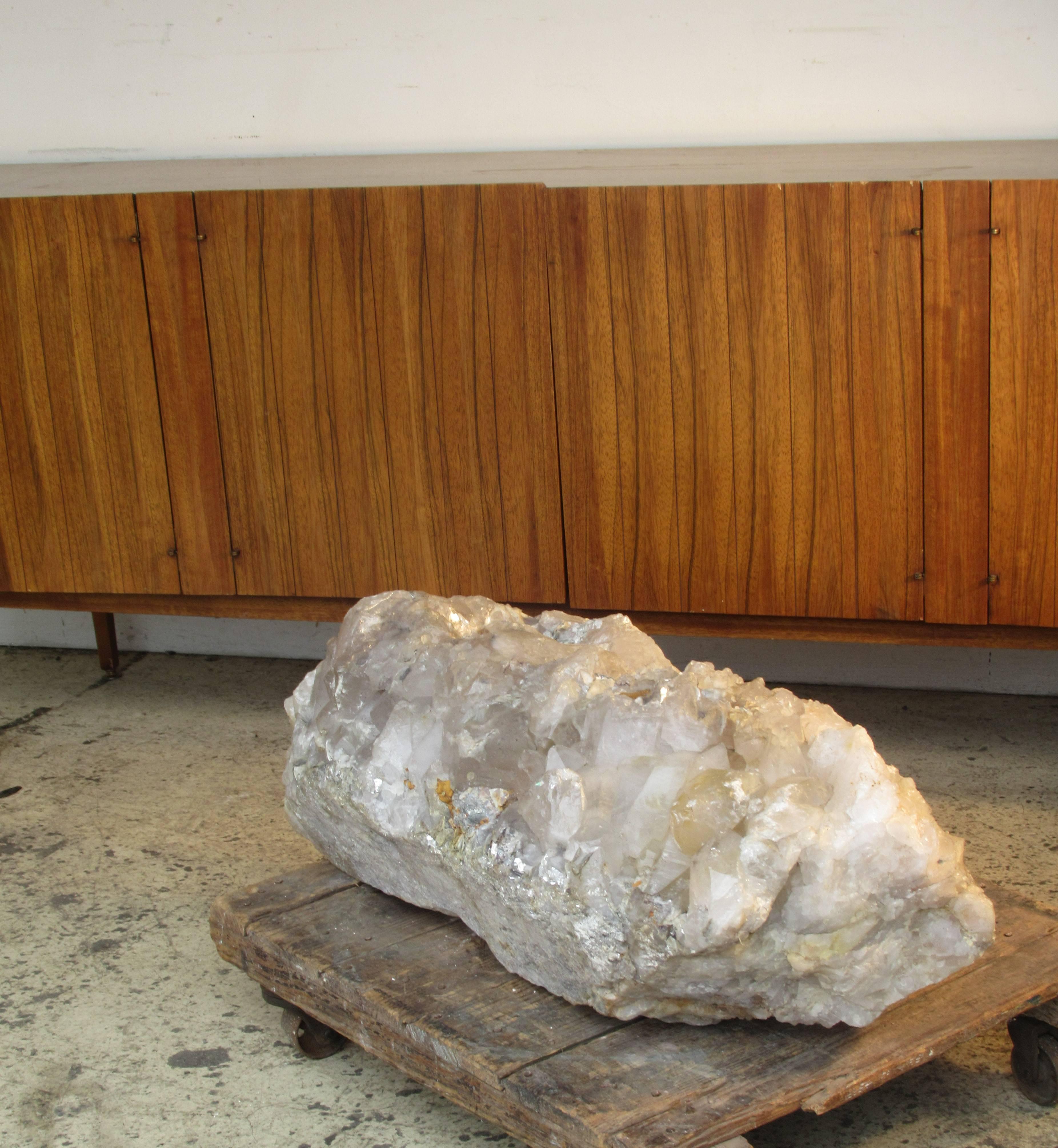 Enormous Old Quartz Crystal Cluster Specimen at 1stDibs | quartz ...