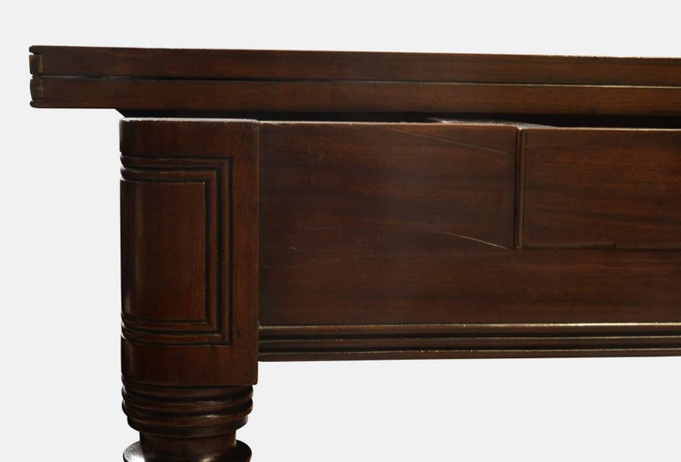 Gillows Fold over Top Extending Dining Table at 1stDibs