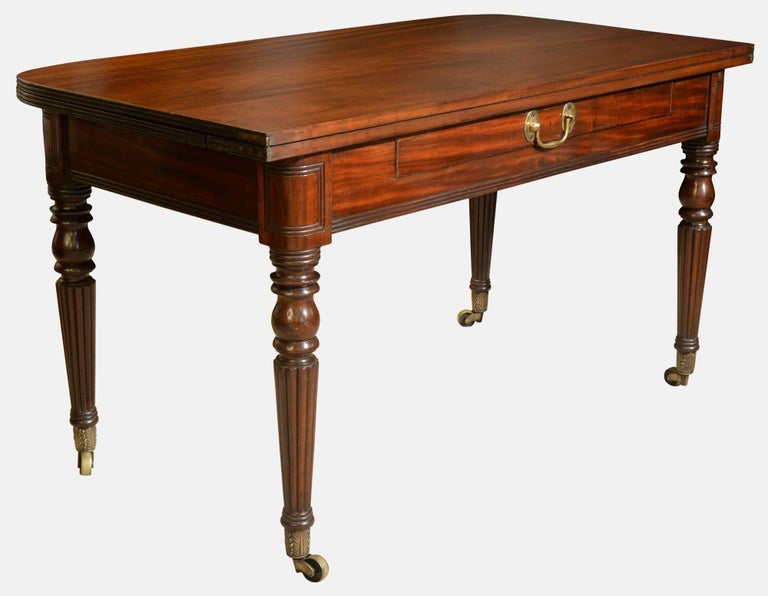 Gillows Fold over Top Extending Dining Table at 1stDibs