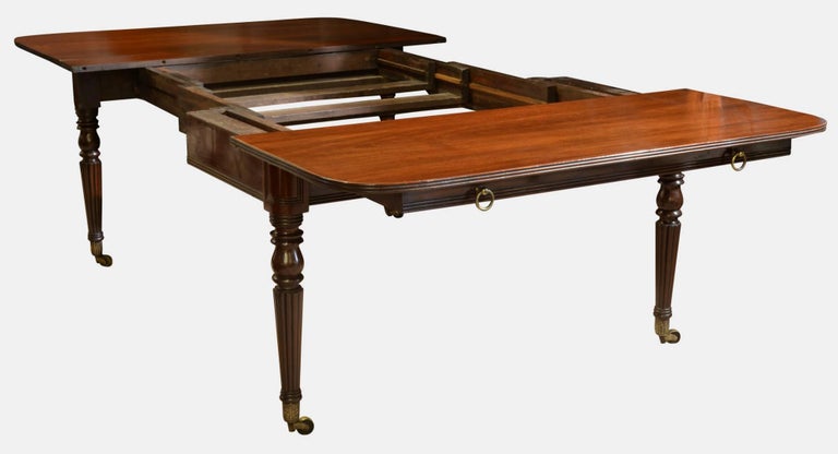 Gillows Fold over Top Extending Dining Table at 1stDibs