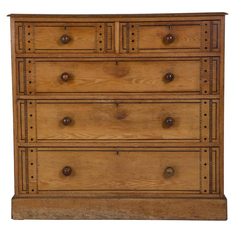 Arts and Crafts Chest of Drawers at 1stDibs