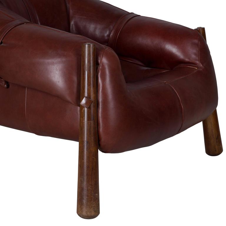 Brazilian Leather Armchairs For Sale at 1stDibs