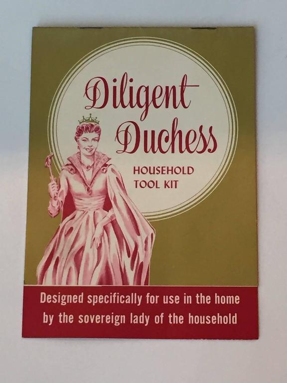 Gold-Plated Tool Kit "Girl has Everything," Midcentury at 1stDibs