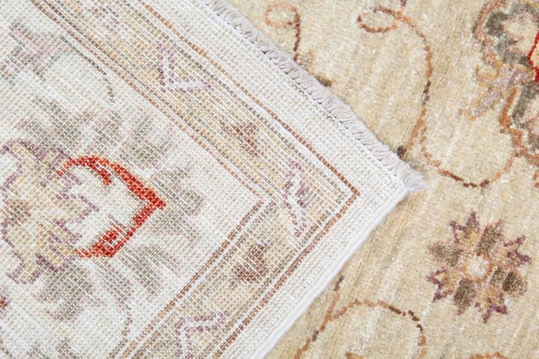 Beige Oriental Rug Hand Made Carpet Living room Rugs for Sale For Sale ...