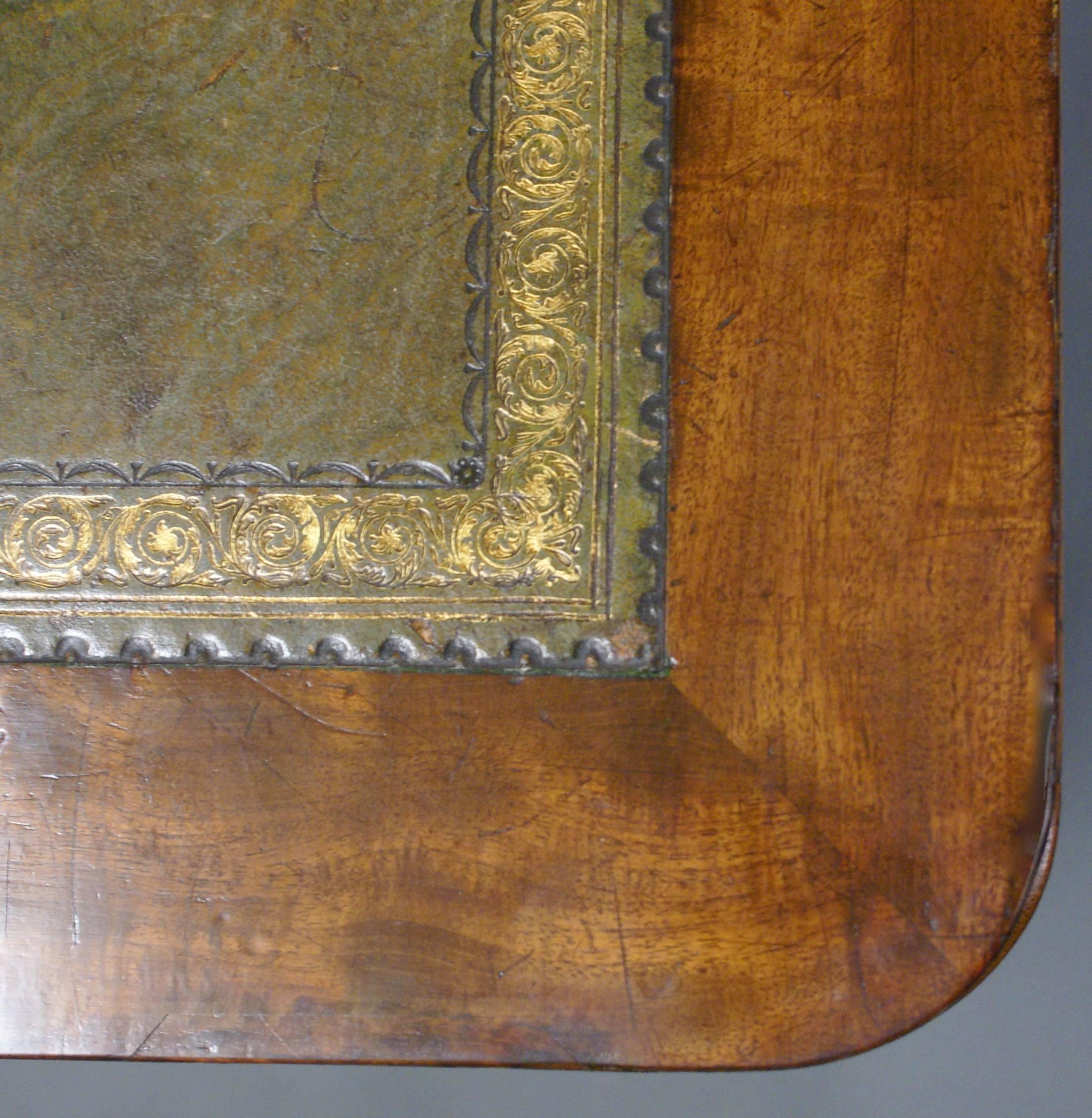 Impressive Early Victorian Partners Desk For Sale at 1stDibs