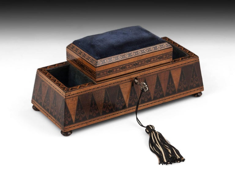 Antique Tunbridge Ware Perfume Box For Sale at 1stdibs