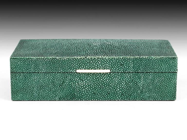 Shagreen Cigarette Box at 1stDibs