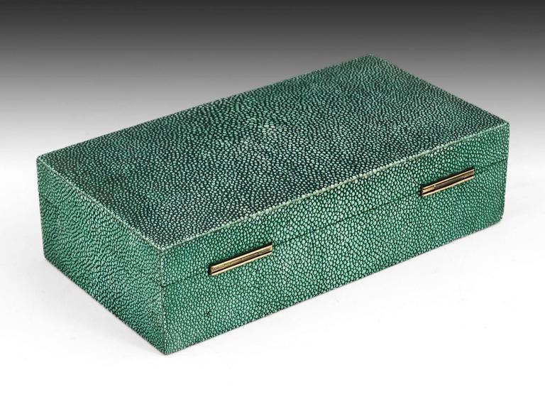 Shagreen Cigarette Box at 1stDibs