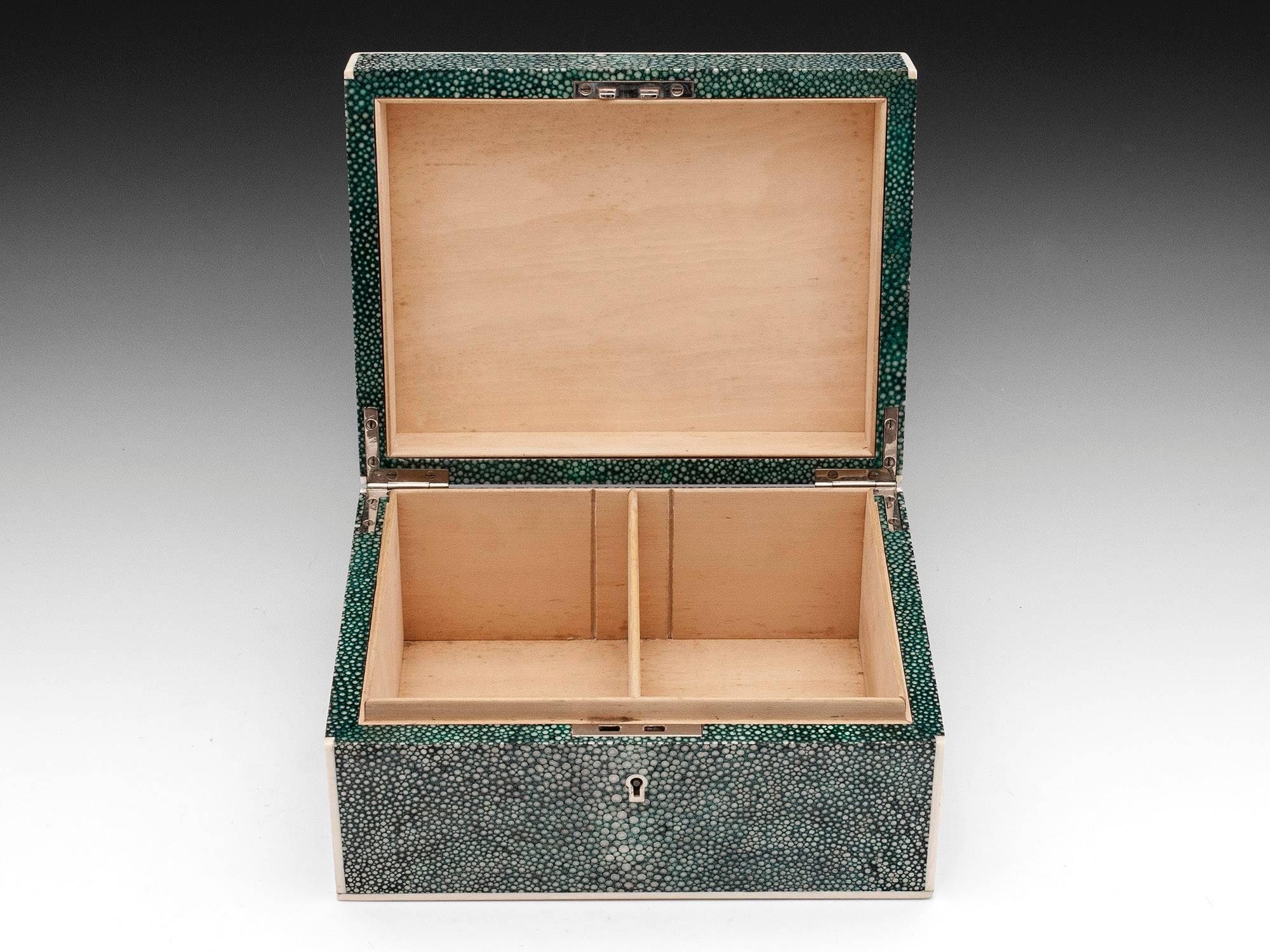 Shagreen Cigar Box at 1stDibs
