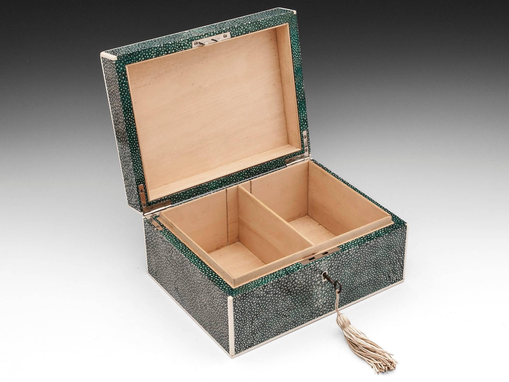 Shagreen Cigar Box at 1stDibs