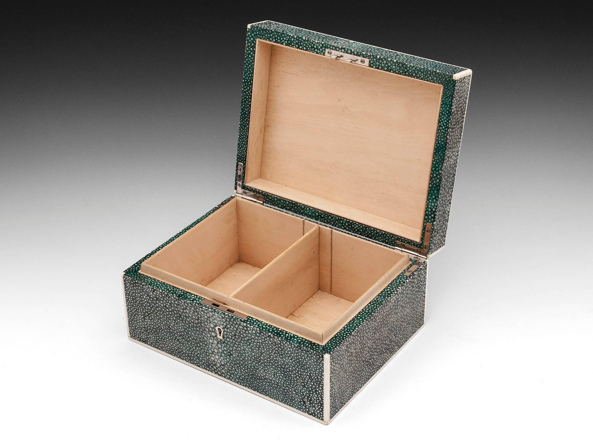 Shagreen Cigar Box at 1stDibs