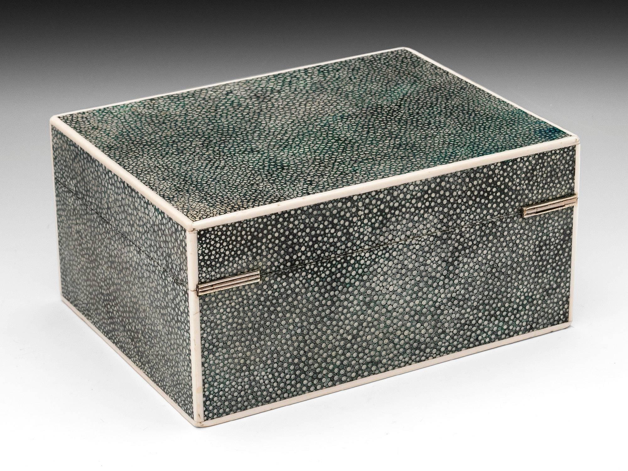 Shagreen Cigar Box at 1stDibs