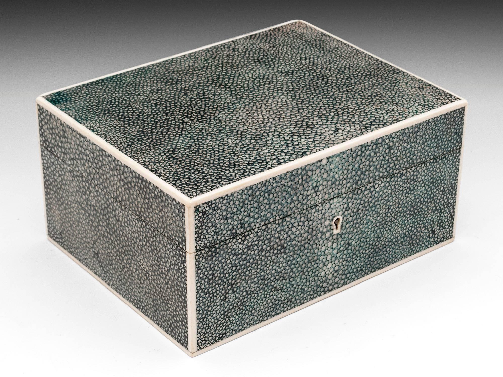 Shagreen Cigar Box at 1stDibs