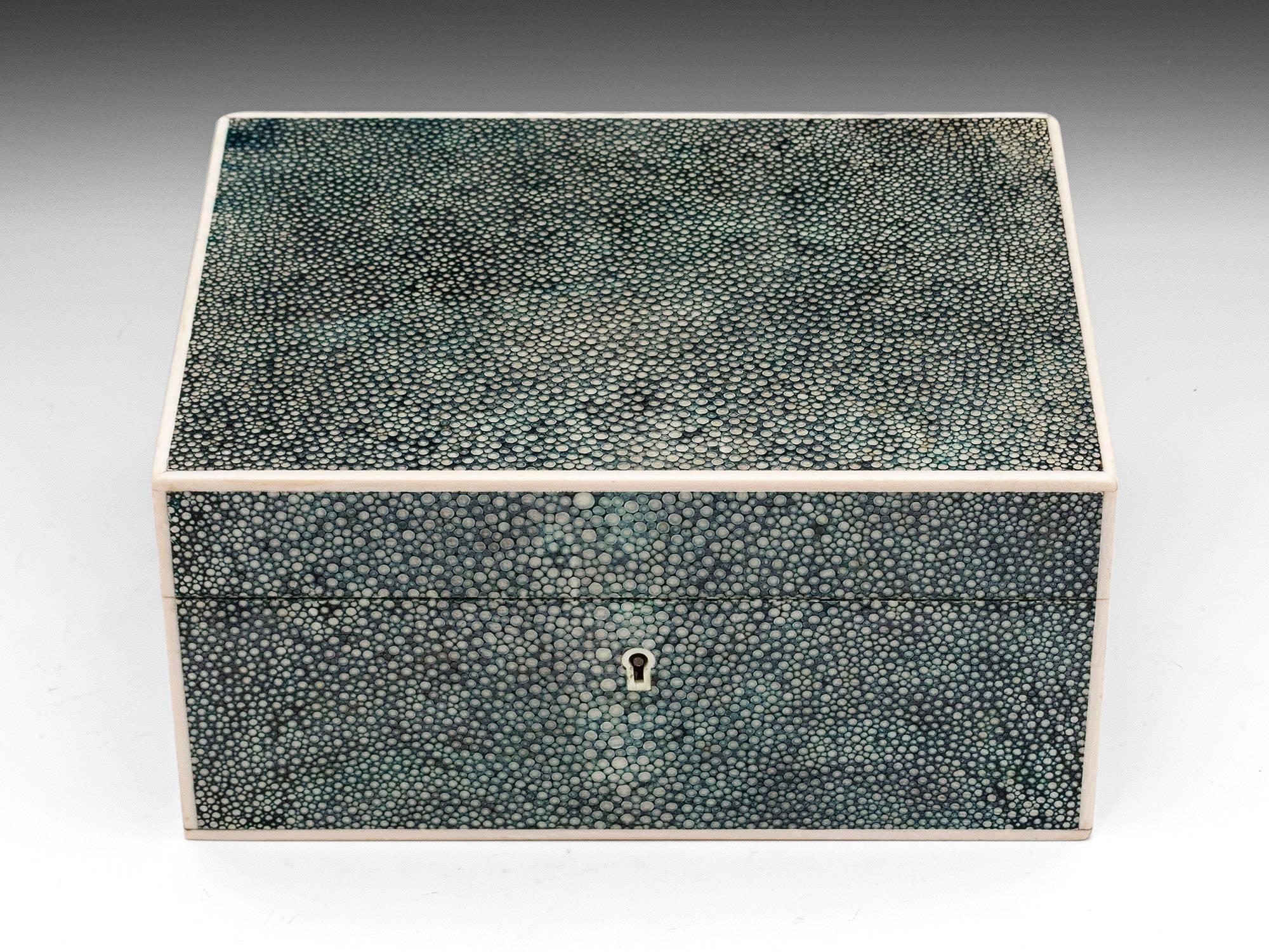 Shagreen Cigar Box at 1stDibs