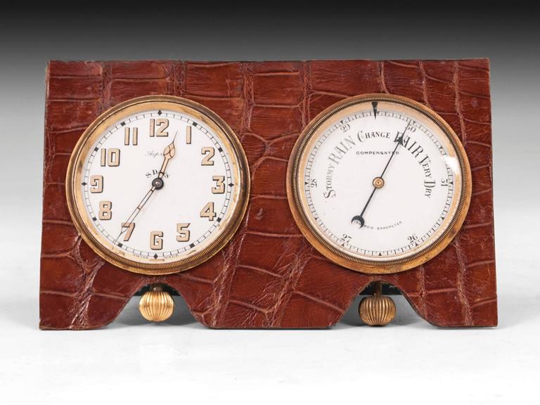 Asprey Clock and Barometer at 1stDibs