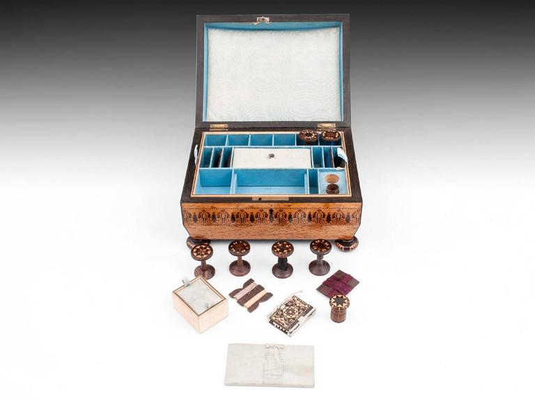 Tunbridge Ware Sewing Box at 1stDibs