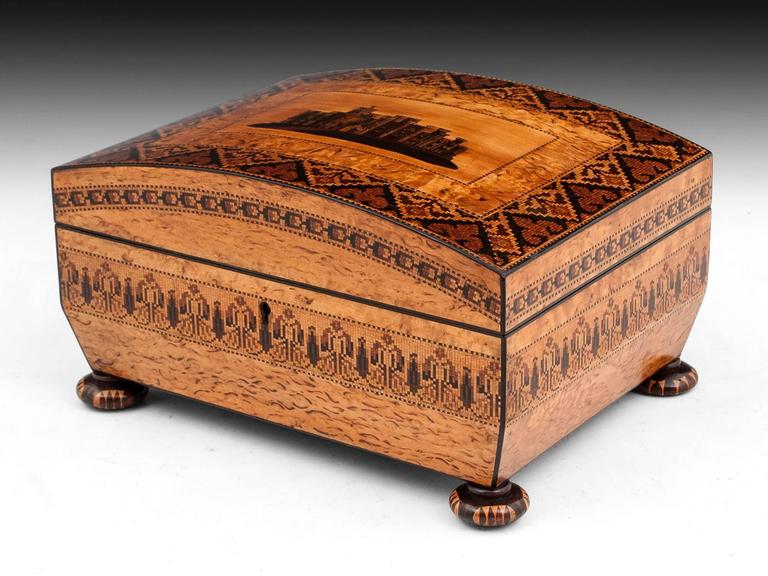 Tunbridge Ware Sewing Box at 1stDibs
