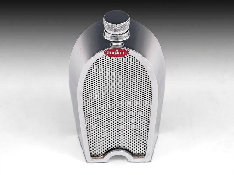 Vintage Bugatti Chrome Radiator Grill Spirit Decanter, circa 1960 at ...