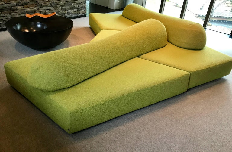 Modular Green Sectional Sofa "On The Rocks" by Francesco Binfare for ...