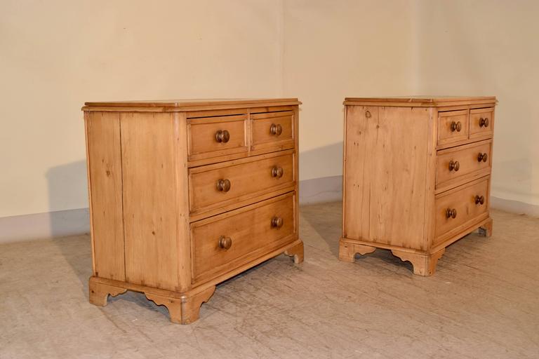 Pair of Victorian Pine Small Chests at 1stDibs
