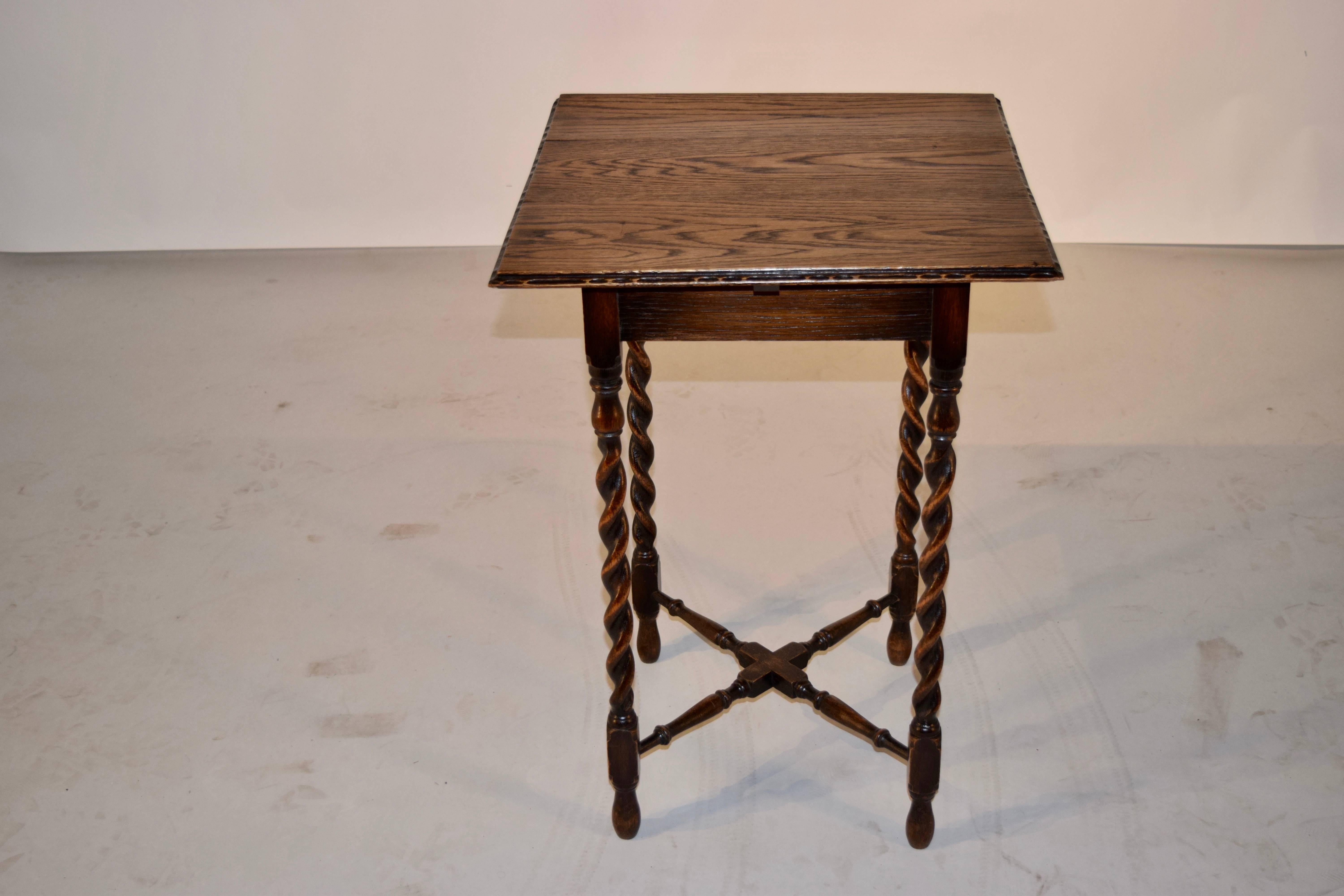 English Oak Side Table, circa 1900 at 1stDibs
