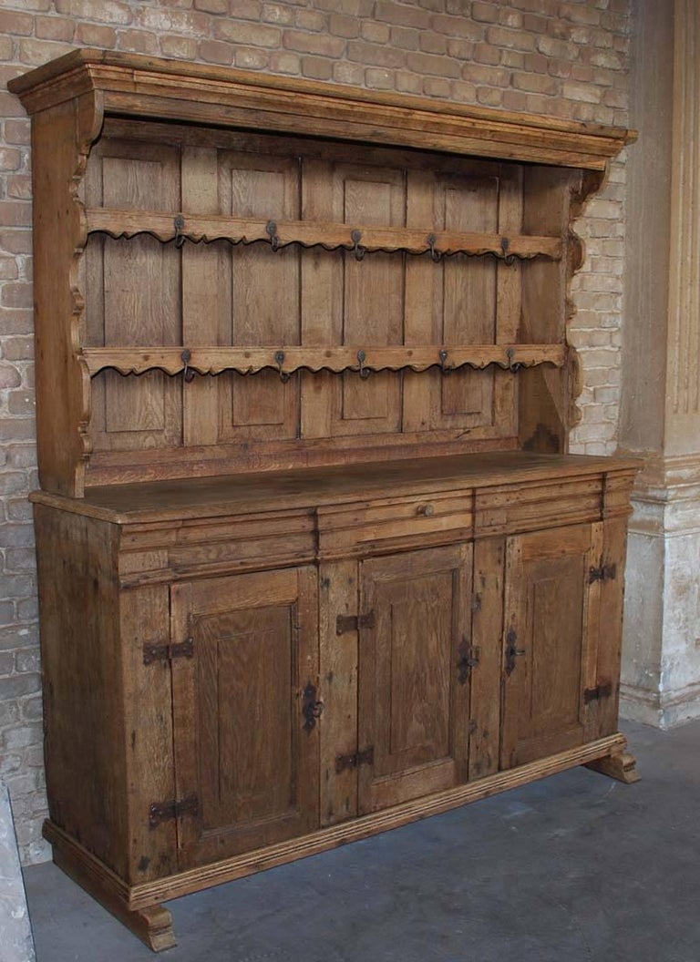 18th Century Oakwood Farmhouse Kitchen Cabinet at 1stDibs