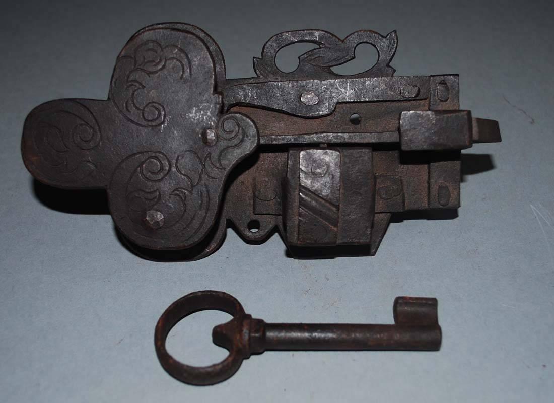 Lot of 18th Century and 19th Century Wrought Iron Locks For Sale at 1stdibs
