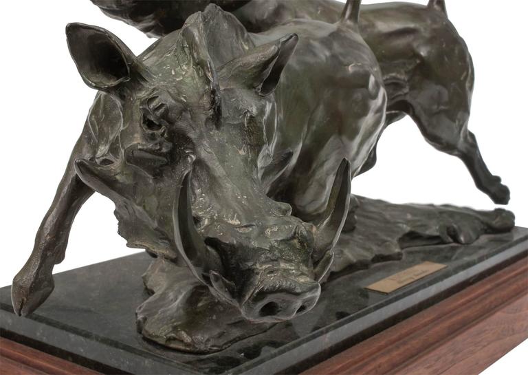 Bronze Warthogs by Sherry Sanders For Sale at 1stDibs