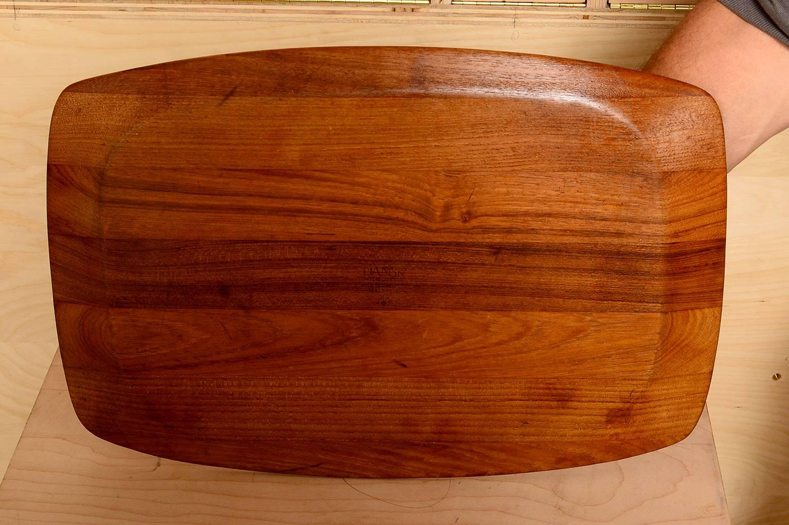 Danish Modern Teak DANSK Service Tray Mid-Century Period at 1stDibs