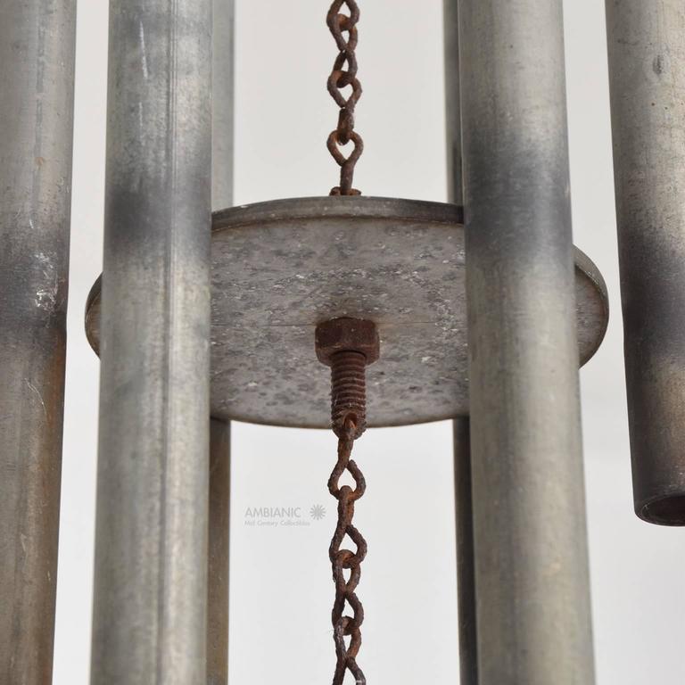 Mid-Century Modern Aluminum Wind Chime after Walter Lamb at 1stDibs
