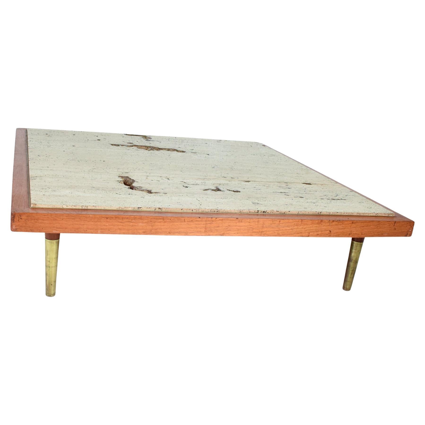 Lane Octagonal Mahogany Low Table at 1stDibs