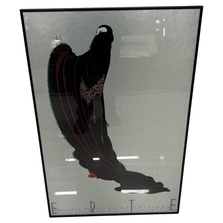 1980s Erté Serigraph Poster After Erté Soirée Mirage Editions Santa ...