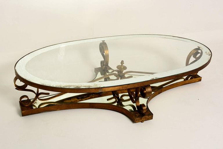 Arturo Pani Oval Coffee Table at 1stDibs