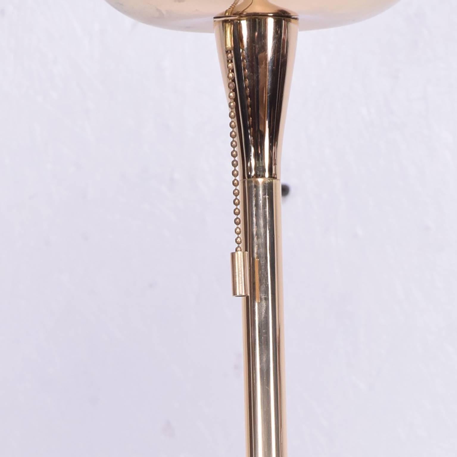 Brass Torchiere Mid-Century Modern Floor Lamp at 1stDibs | mid century ...